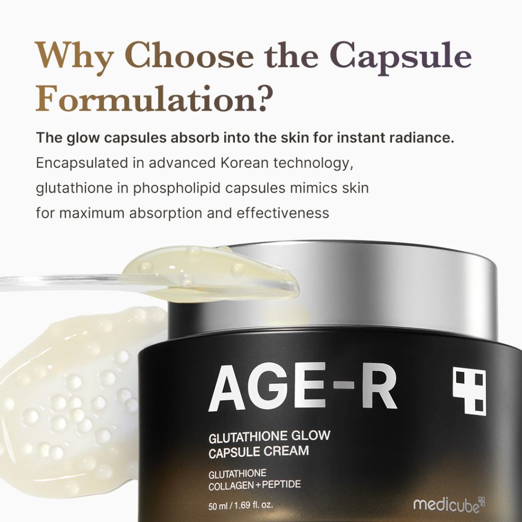 Medicube AGE-R Glutathione Glow Capsule Cream | ES Beauty Closet Sri Lanka
