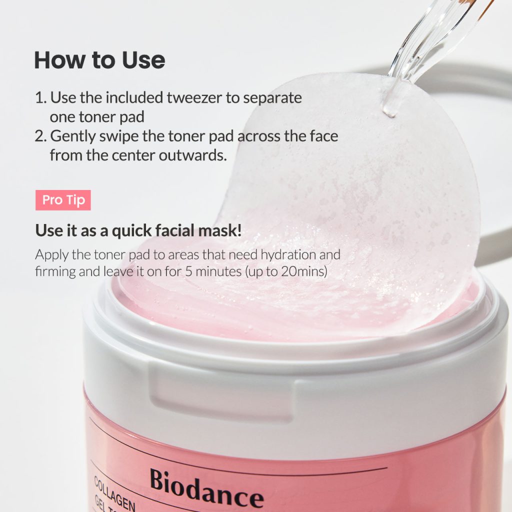BIODANCE Collagen Gel Toner Pad | ES Beauty Closet Sri Lanka