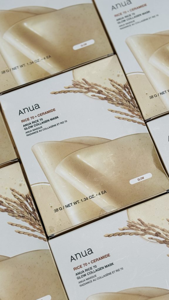 ANUA Rice 70 Glow Collagen Mask | ES Beauty Closet Sri Lanka